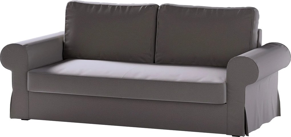 Potah na pohovku IKEA Backabro, 3-místná, rozkládací barva hnědá látka sametová