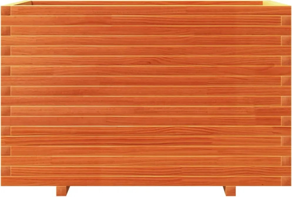 Zahradní truhlík voskově hnědý 110x60x72 cm masivní borovice 3282651