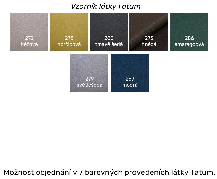 TEMPO Rohová rozkládací souprava, smaragdová Tatum látka, pravá, FELDA