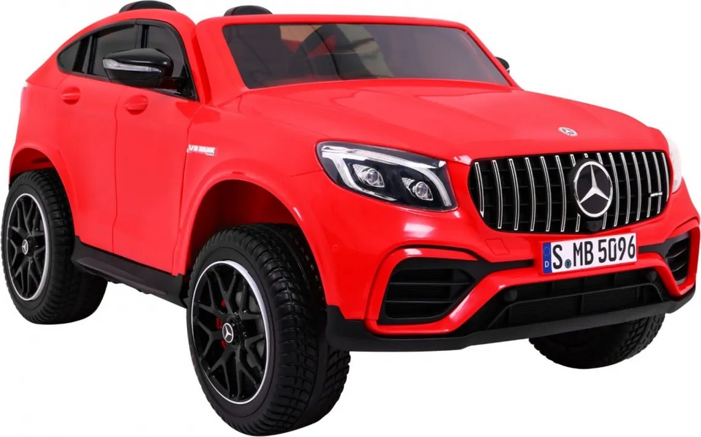 Ramiz Dětské autíčko Mercedes GLC 63S červené SUV + pohon 4x4
