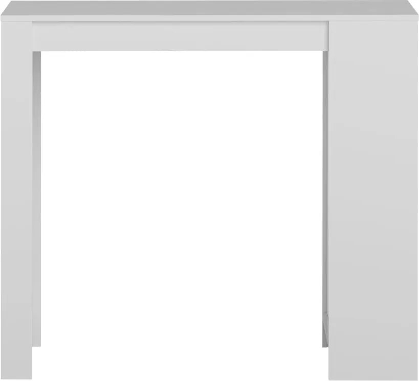 Bílý barový stůl s bílou deskou TemaHome Aravis