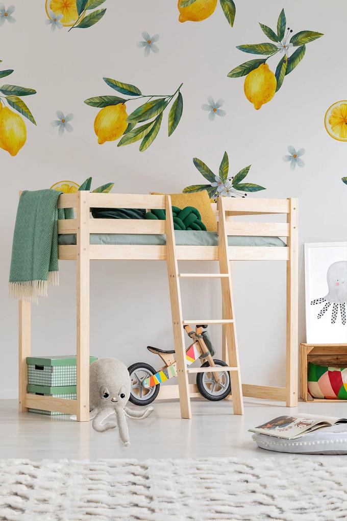 Adeko Vyvýšená dětská postel CLPA Velikost postele: 160x70 cm Barva: dekor přírodní dřevo přírodní