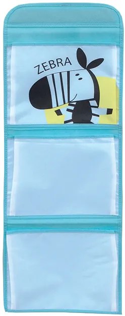 SEPIO Organizér ZEBRA tyrkysový 72x24x1 cm