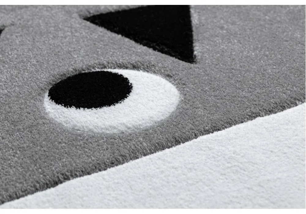 Dětský kusový koberec Lev šedý 140x190cm