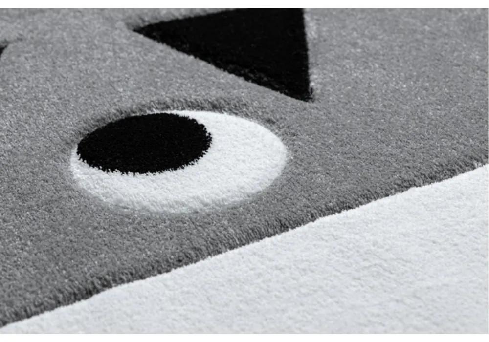 Dětský kusový koberec Lev šedý 160x220cm