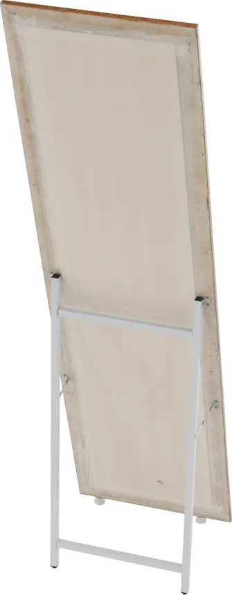 Designové zrcadlo, hnědá, PANTOS