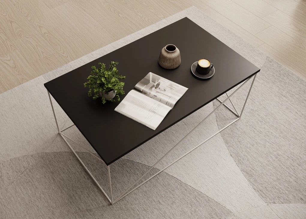 ADRK Furniture Konferenční stolek Dante CT-DAN-W-B