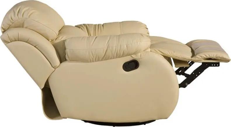 Casarredo - Komfort nábytek Relaxační polohovací křeslo ROOSEVELT PLUS BLOCK AKU kůže | potah: kůže Cappuccino