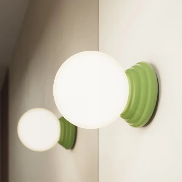 Sollux SL.1894 - Koupelnové nástěnné svítidlo ZORI 1xG9/8W/230V IP44 zelená