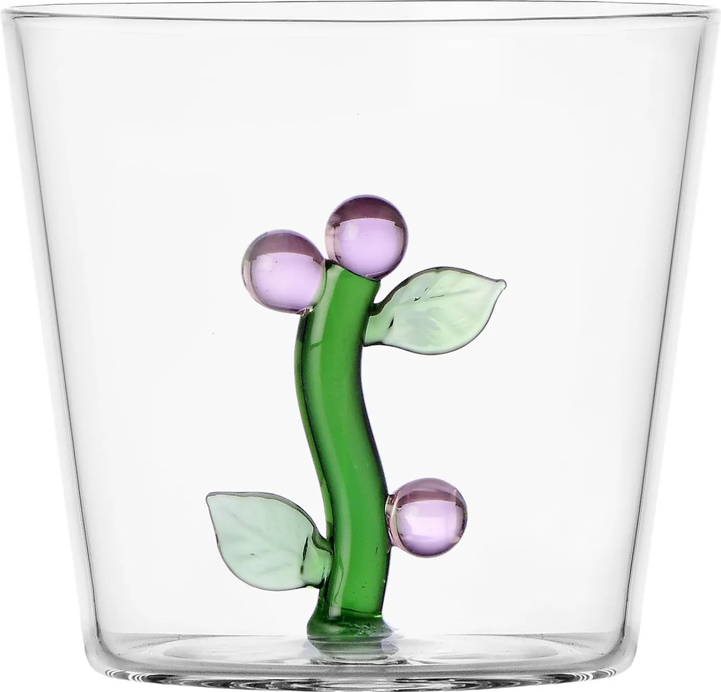 Ichendorf Milano designové sklenice na vodu Botanica Tumbler Pink Flower
