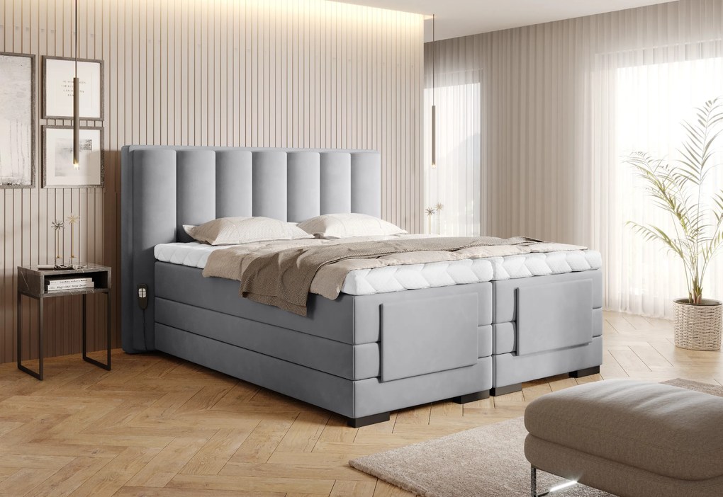 Veros boxspring postel 140x200 Materiál / Dekor: Flores 10