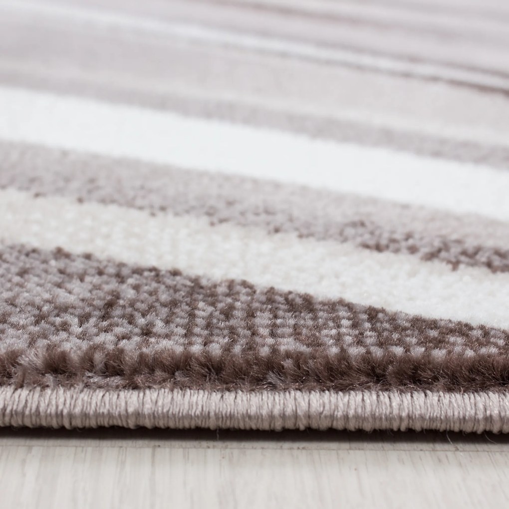 Ayyildiz, Kusový koberec Parma 9210 brown, 80x300, hnědá, chodba / předsíň