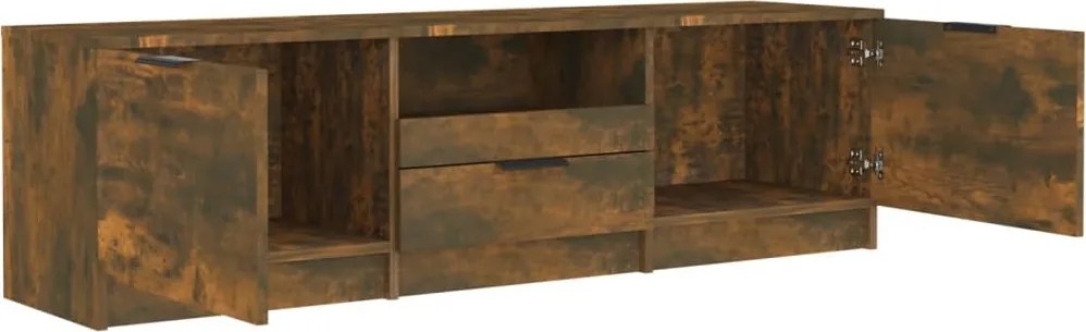 vidaXL TV skříňka 140 x 35 x 40 cm kompozitní dřevo [811452] Barva: Betonová šedá