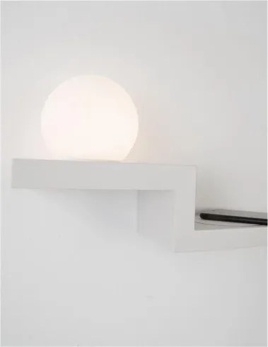 Nástěnné LED svítidlo NOVA LUCE ROOM 6W 3000K s odkládací poličkou 9183311