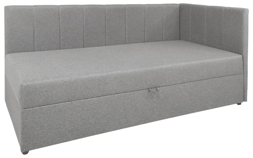 Válenda LAMBO 2, 90x200 cm Šedá I Panty vlevo