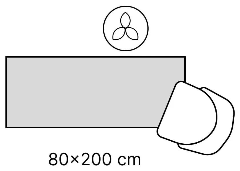 Krémový ručně tkaný jutový běhoun 80x200 cm Roya Violette – Elle Decoration