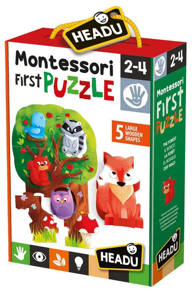 Headu HEADU: Montessori Moje první puzzle - Les