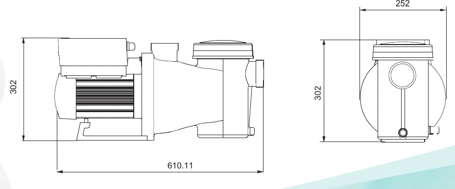 Vagnerpool Invertorové bazénové čerpadlo iWP 22 Rapid X20 – Wi-Fi, 230 V
