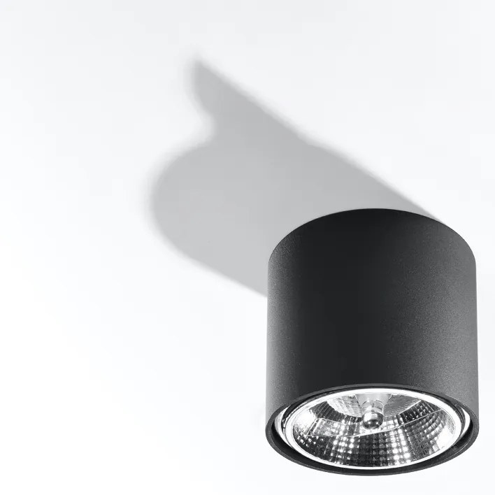 Sollux Lighting Stropní svítidlo TIUBE Černá