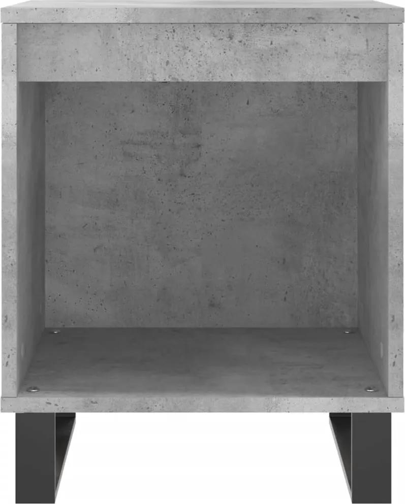 vidaXL Noční stolek 40x35x50 cm kompozitní dřevo [830740] Barva: Bílá