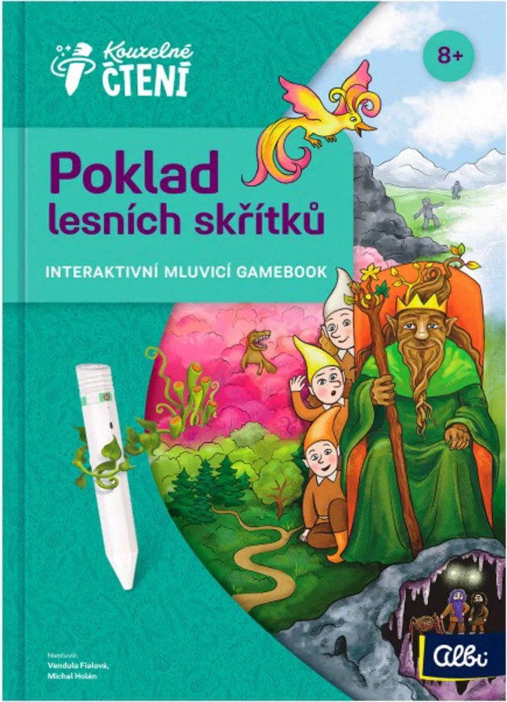 ALBI Kouzelné čtení Gamebook interaktivní Poklad lesních skřítků altxu