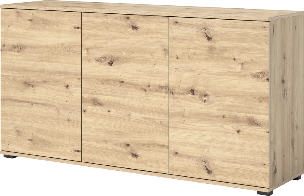 Eka Komoda EMI 3D 150 cm Barva dřeva: Černá