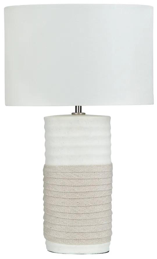 Luxusní béžová noční stolní lampa - NAVIA