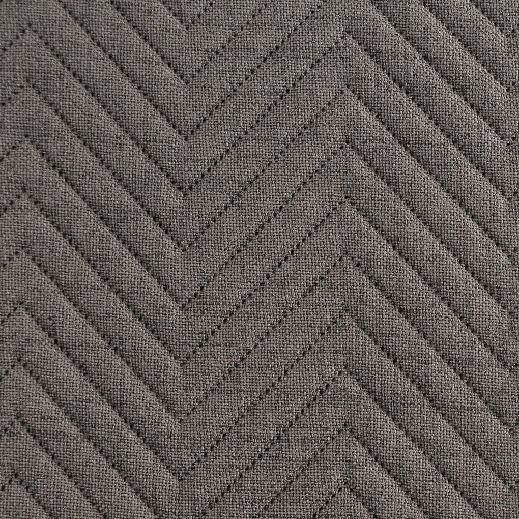 PŘEHOZ NA POSTEL LEN3 200X220 CM ŠEDÝ
