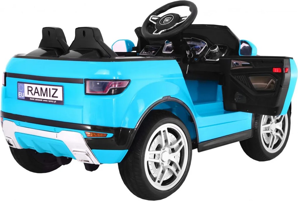 Ramiz Elektrické autíčko Rapid Racer pro děti - modré SUV + dálkové ovládání