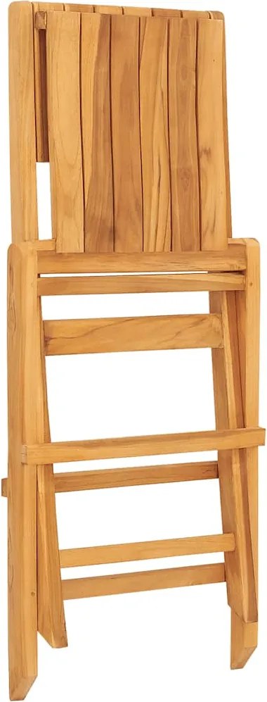 Skládací židle 4 ks 47x62x90 cm Masivní teak 3155064