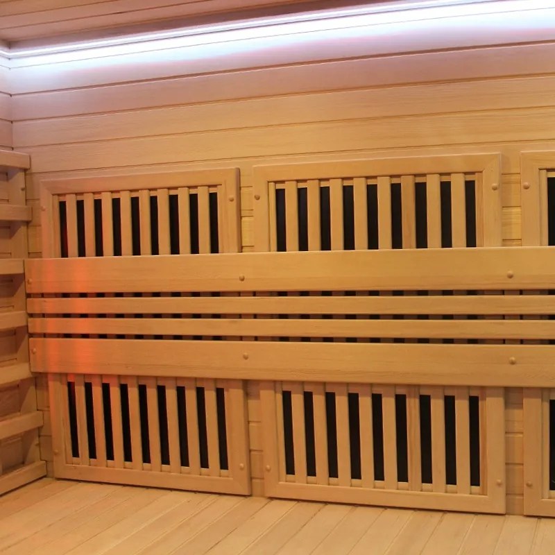 BPS-koupelny Kombinovaná sauna 2v1 - Infrasauna + finská sauna 200x200, 5-6 osob