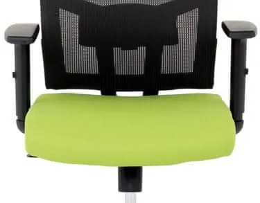 Autronic Kancelářská židle Kancelářská židle, látka zelená + černá, houpací mechnismus (KA-B1012 GRN)