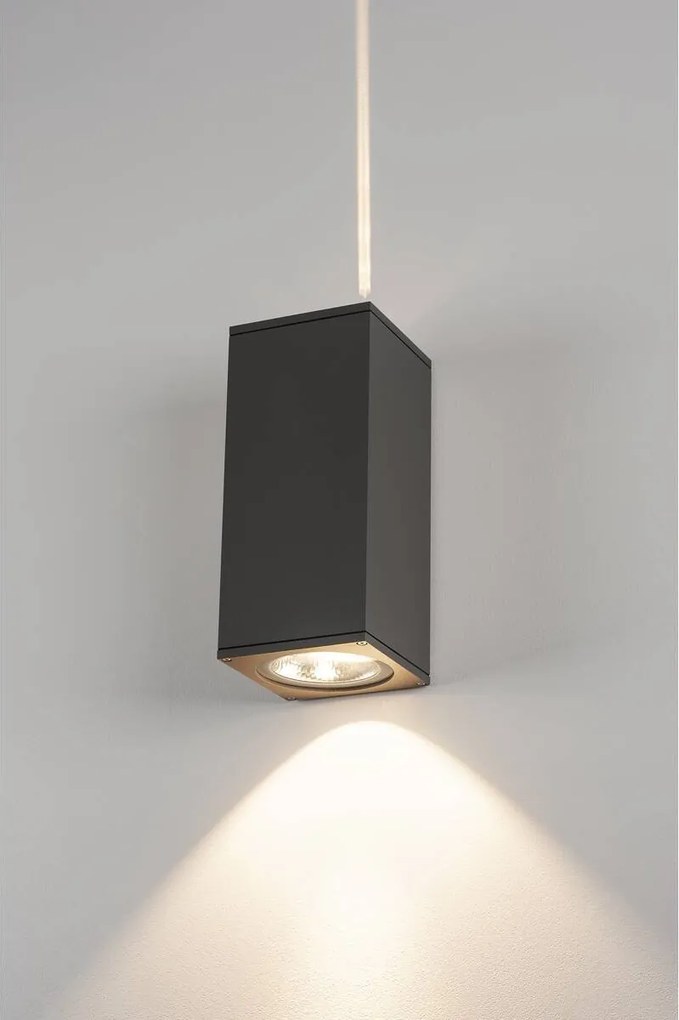 LA 234515 BIG THEOWALL venkovní nástěnné svítidlo 17,5W + 6,2W LED 3000K Flood up/Beam down antracit - BIG WHITE (SLV)