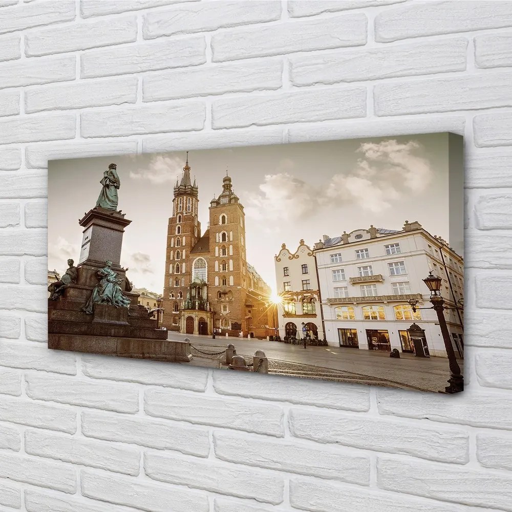 Obrazy na plátně Memorial Church Krakow 120x60 cm