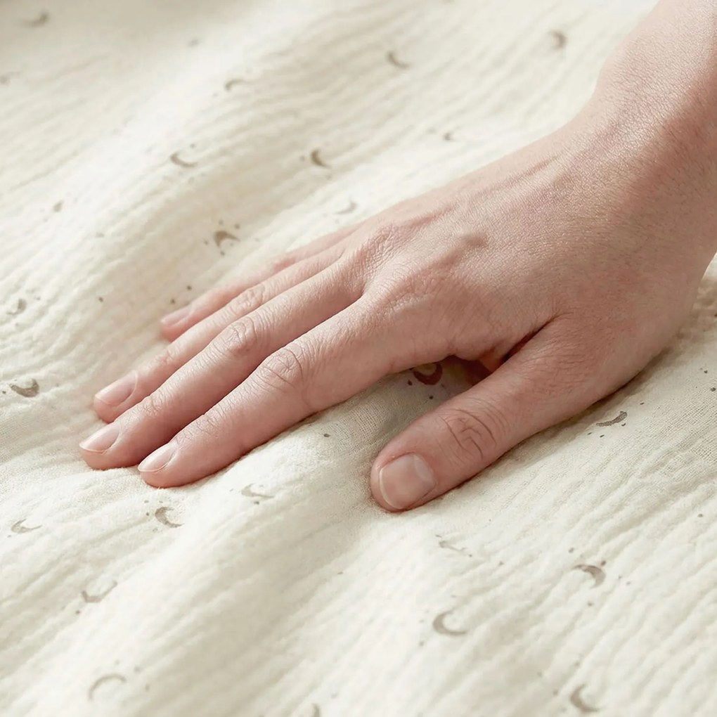 Mušelínové povlečení Měsíček Velikost: 140 x 200 + 70 x 90