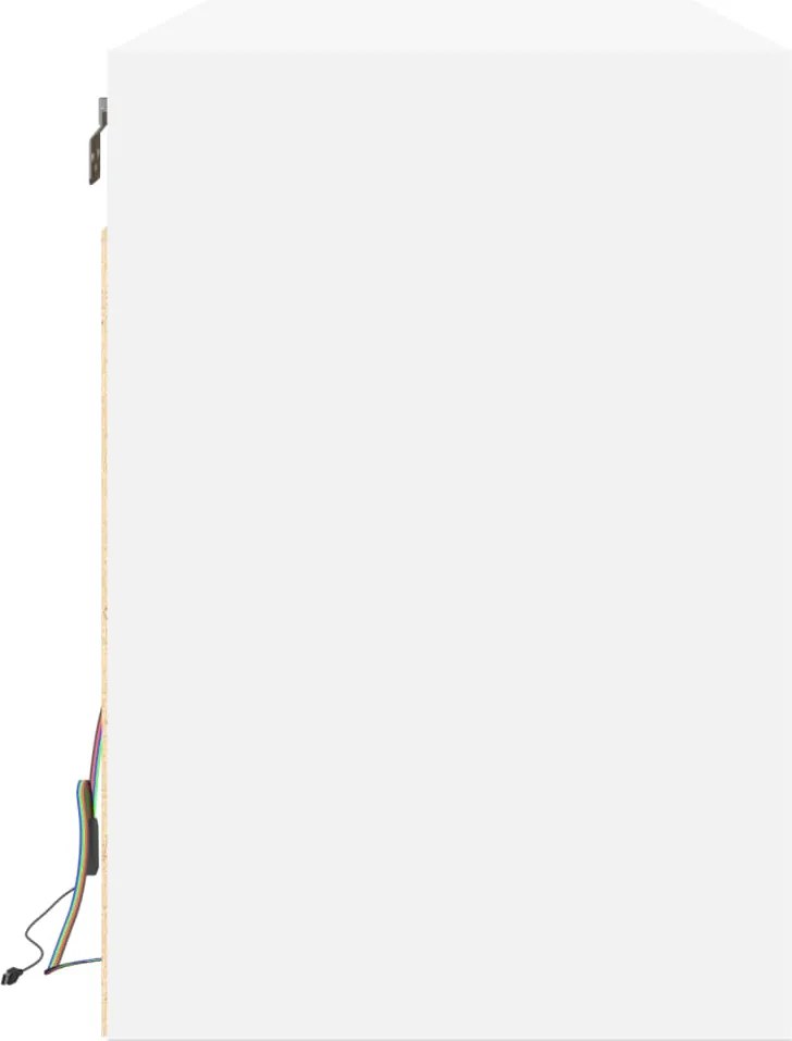 Nástěnná TV skříňka s LED bílá 180 x 31 x 45 cm 3307940