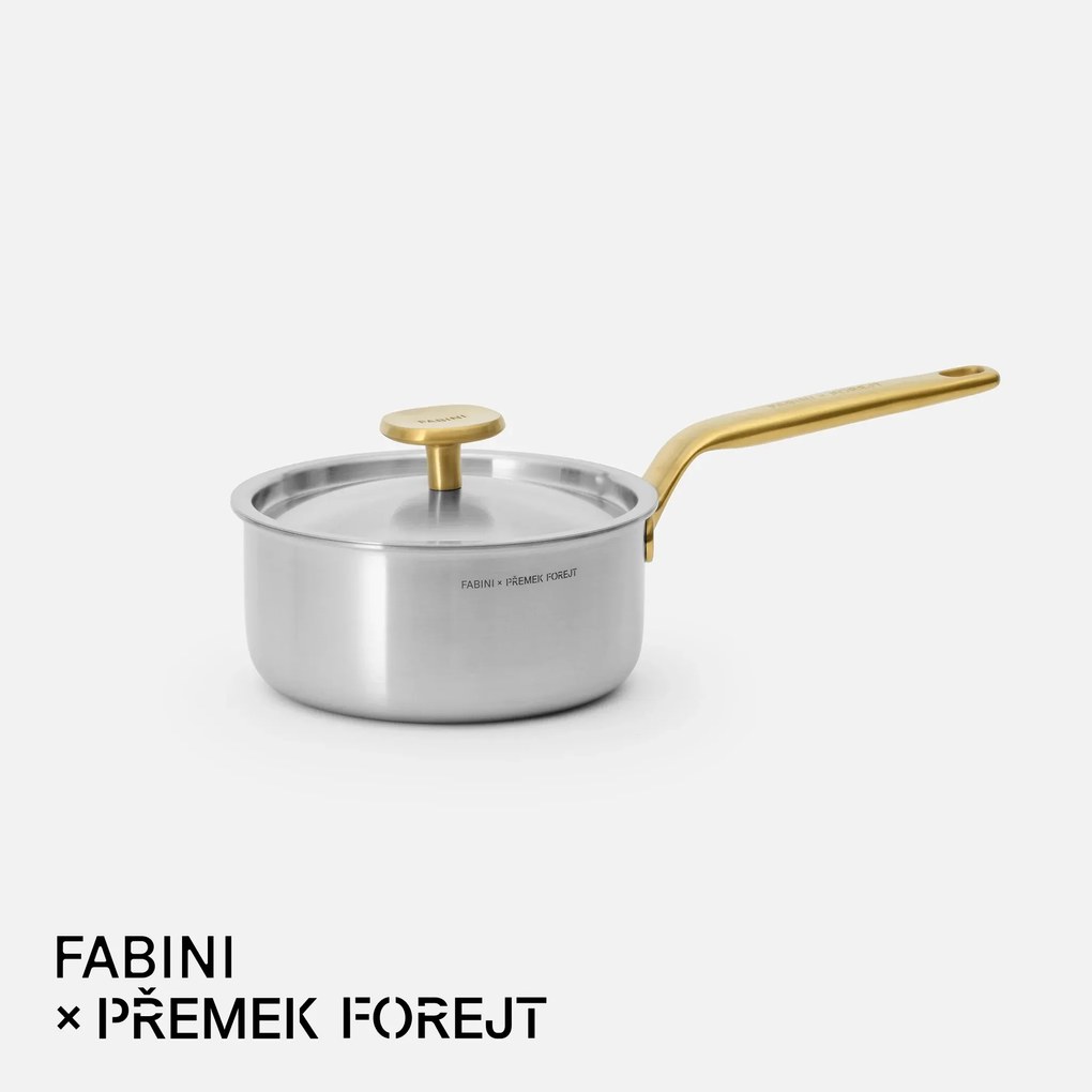 Fabini Rendlík FABINI & Forejt, ø 16 cm (1,2 l) - Nerezový beznýtový rendlík z vícevrstvé nerezové oceli s poklicí