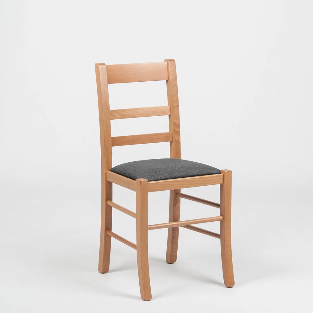 STIMA Židle FURLA s čalouněným sedákem tmavě hnědá LUX bronzová 11
