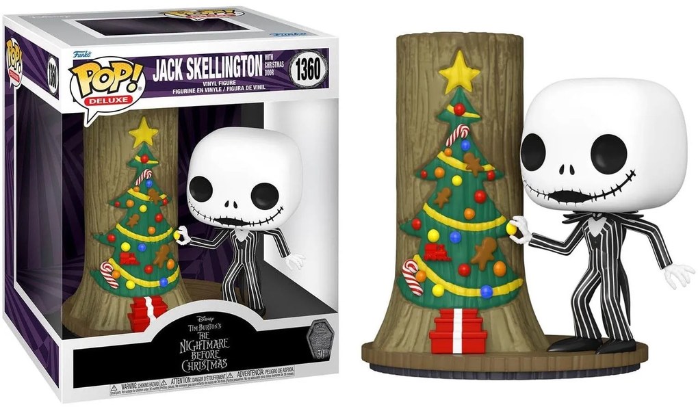 Funko pop! nightmare before christmas 30th jack w/c.town door 1360