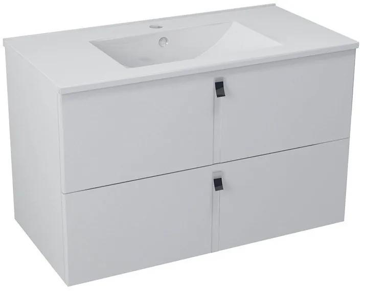 Sapho MITRA umyvadlová skříňka 89,5x55x45,2 cm, bílá