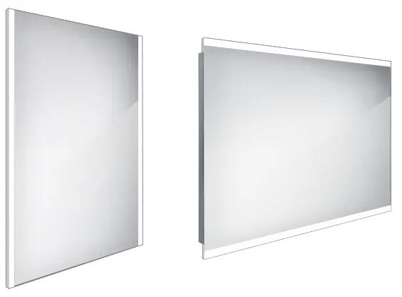Nimco zrcadlo LED 600 x 800 Model 11000 hliníkový rám ZP 11002
