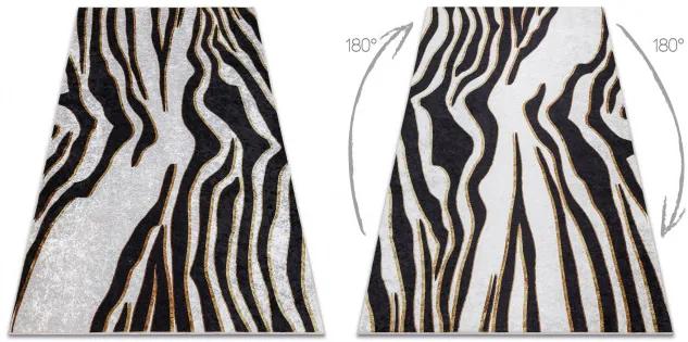 Koberec MIRO 52002.807 zebra, krémový / černý
