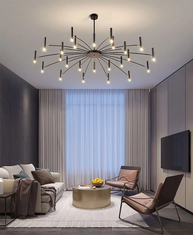 Toolight, stropní lampa 15xG9 APP1196-15CP, černá, OSW-40113