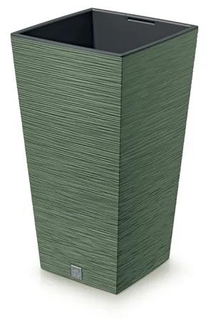 PROSPERPLAST Květináč - FURU SQUARE Rozměr: 29,5x29,5 cm, Barva: beton