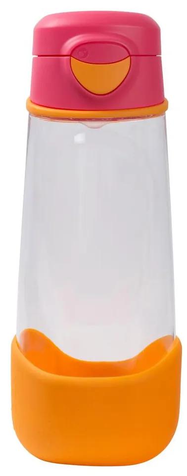 B.box Sport láhev na pití 600 ml Růžová/oranžová