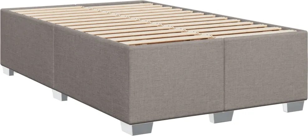 Rám postele bez matrace taupe 120 x 200 cm textil 3284468