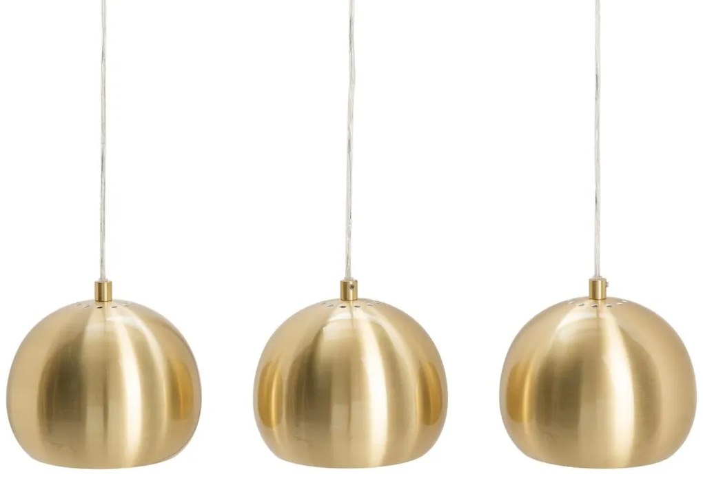 Designová závěsná lampa Giovani 3 zlatá