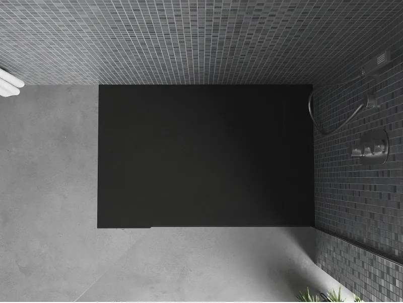 Mexen Otto, SMC obdélníková sprchová vanička 110 x 70 cm, černá, 4N707011