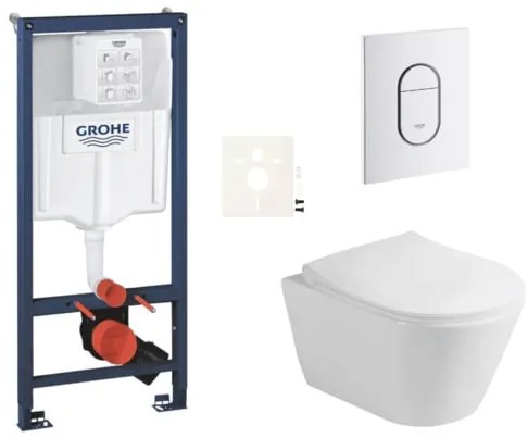 Závěsný wc set do lehkých stěn / předstěnová montáž Glacera Ava SIKOGRSAVAASH0