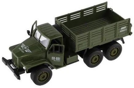 Teddies Auto vojenské nákladní 17 cm na volný chod